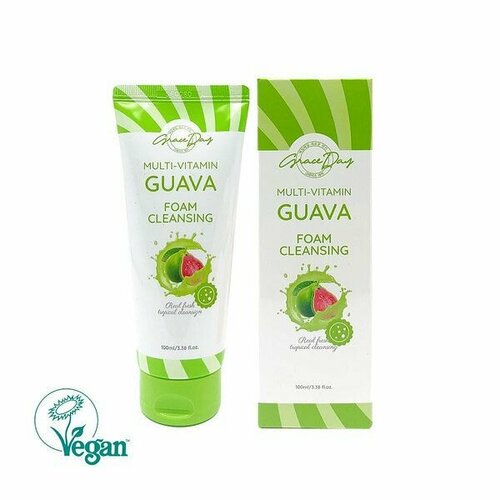 Grace Day Пенка для умывания с экстрактом гуавы multi-vitamin guava foam cleanser, 100 мл