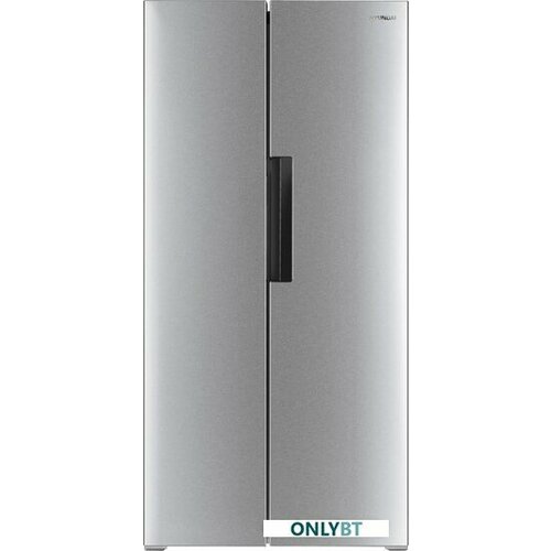 Холодильник Side by Side HYUNDAI CS4502F нержавеющая сталь