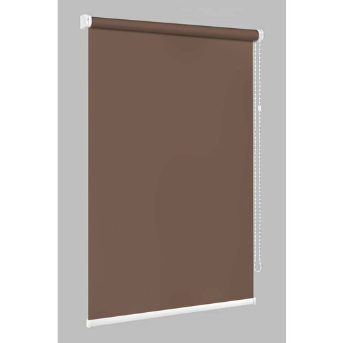 Рулонные шторы Люкс шоколад 34х155 см