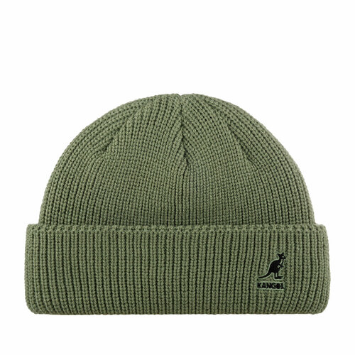 Шапка бини KANGOL, размер OneSize, зеленый