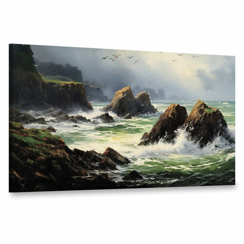 Интерьерная картина 100х60 "Зов дальних морей"