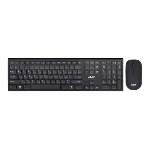 Acer OKR030 [ZL. KBDEE.005] Комплект (клавиатура + мышь) Combo wilreless USB slim black