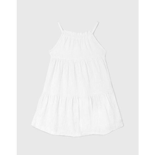 Платье Gloria Jeans, размер 8-10л/134-140, белый