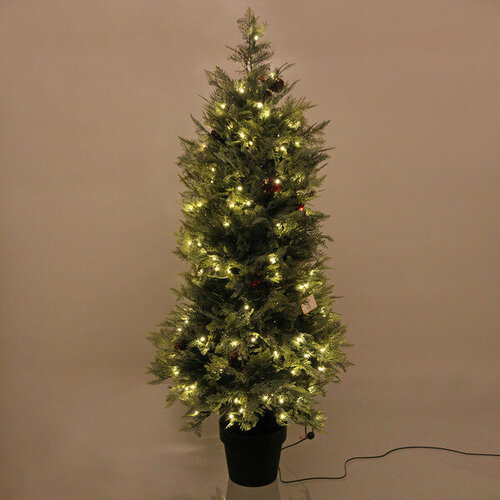 Ёлка светодиодная «Лесная радость» 120 см (460 веток) 140 ламп LED, цвет свечения-Теплый белый
