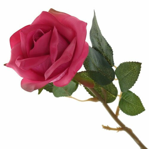 Цветок искусственный ALAT Home "Роза" текстиль, 10х10х52см