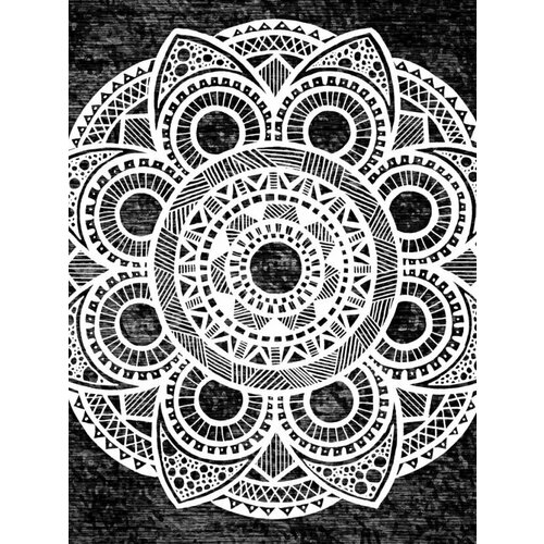 Плакат, постер на бумаге Mandala/Мандала/искусство/арт/абстракция/творчество. Размер 21 х 30 см