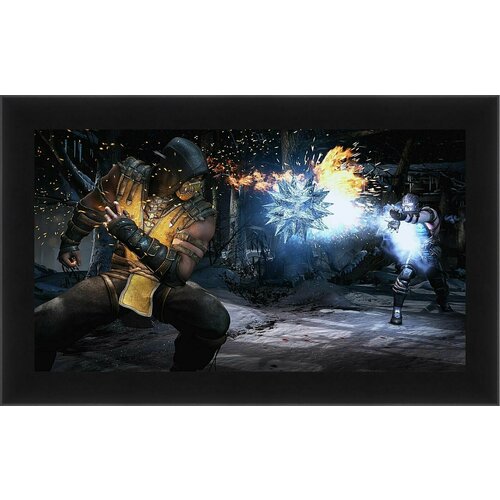 Плакат, постер на холсте Mortal Kombat X. Размер 42х60 см