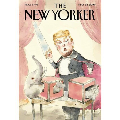Плакат, постер на бумаге The New Yorker (May 23, 2016). Размер 42 х 60 см