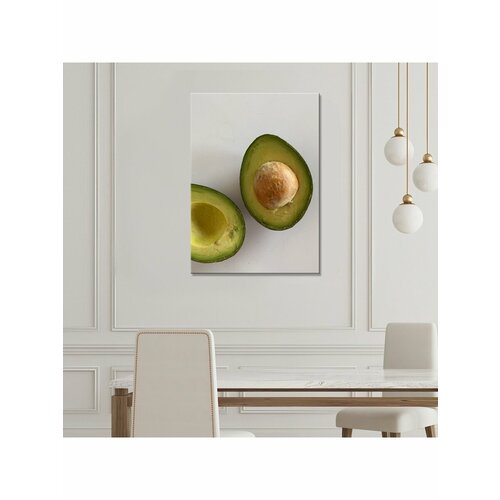 Картина на холсте с подрамником Разрезанный авокадо 40х60