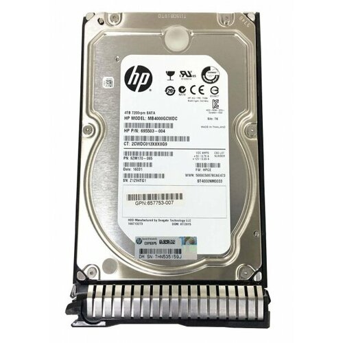 Жесткий диск HP 713973-001 4Tb 7200 SATAIII 3.5" HDD