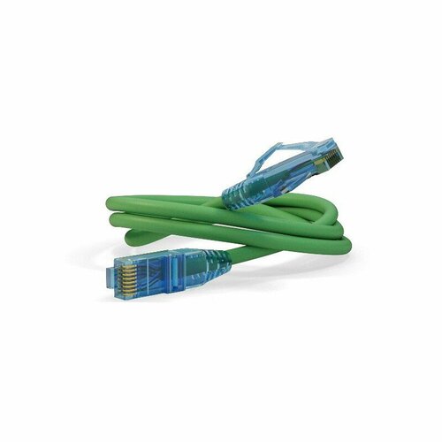 Hyperline PC-LPM-UTP-RJ45-RJ45-C6-5M-LSZH-GN Патч-корд U/UTP, Cat.6 (100% Fluke Component Tested), LSZH, 5 м, зеленый, цена за 1 шт