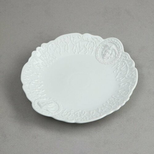 Керамика ручной работы Набор тарелок плоских Veronica, круглые, маленькие, фарфор, Иран