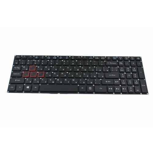 Клавиатура для Acer Predator Helios 300 PH315-51-5983 ноутбука с подсветкой