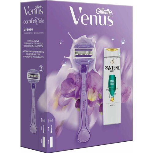 Venus Comfortglide Подарочный набор с шампунем