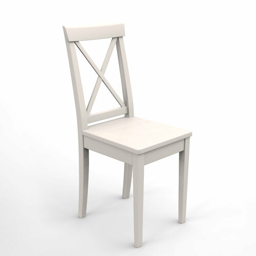 Комплект кухонных стульев (2 шт.), DecoLine, Марита, деревянный, эмаль слоновая кость, жесткая спинка