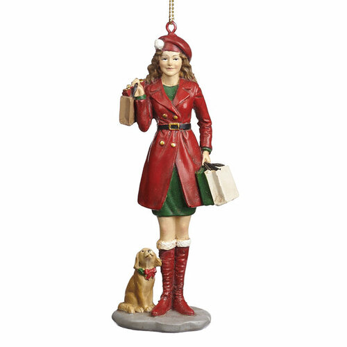 Goodwill Елочная игрушка Леди Маргарет - Christmas Shopping 13 см, подвеска MC 38101