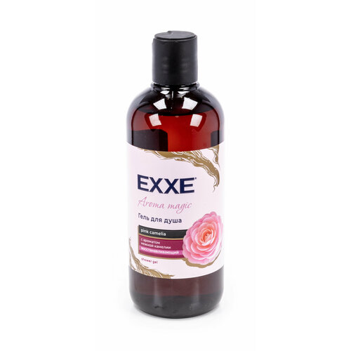 EXXE Гель для душа женский парфюмированный восстанавливающий с ароматом нежной камелии 500мл / очищающее средство для тела