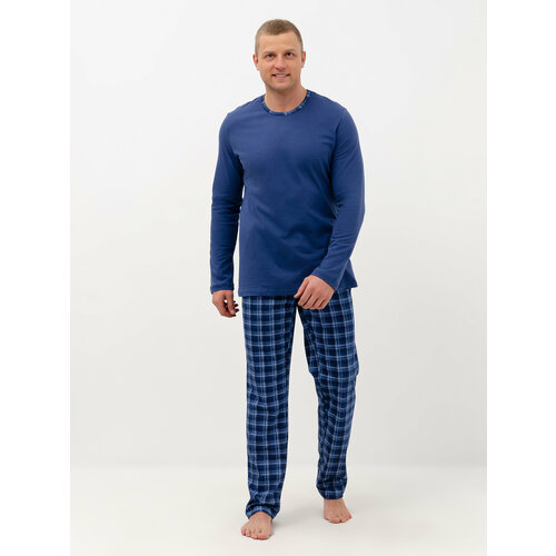 Пижама  Интерлок, размер 96/176, синий
