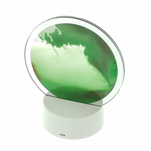 Светильник ночник настольный RGB "Цветной песок" Огонек OG-LDP34, Зеленый песок
