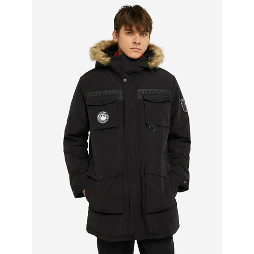 Парка Camel Men's jacket, размер 50, черный