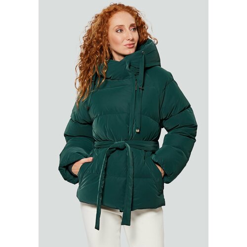 Куртка  D'IMMA fashion studio Тренто, размер 50, зеленый
