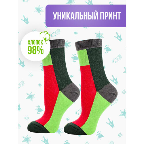 Носки Big Bang Socks, размер 35-39, красный