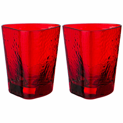 Набор стаканов для воды/виски 2шт rocky red 320мл Lefard (194096)