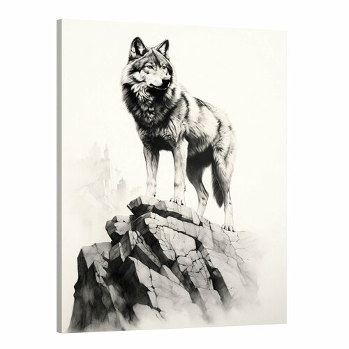 Интерьерная картина 50х70 "Зов волков"