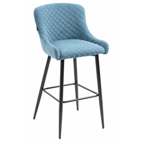 Барный стул Everprof Nico ткань, голубой, E-18391