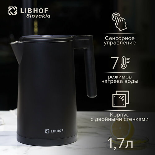 Чайник электрический с подогревом и терморегулятором Libhof EK-1710