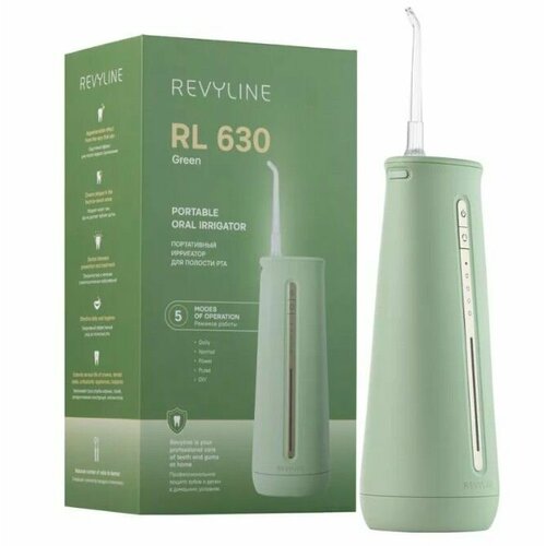 Ирригатор портативный Revyline RL 630 Green Fuzz , зеленый