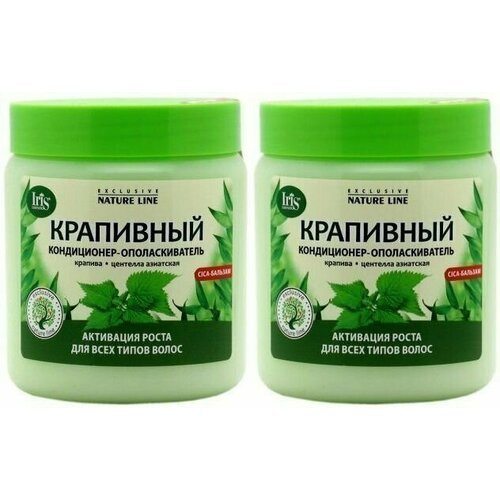 Iris cosmetic Кондиционер-ополаскиватель для волос Exclusive Nature Line, Крапивный, 500 мл, 2 шт./