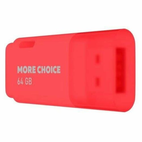 Флэш-накопитель MORE CHOICE (4610196407475) MF64 USB 64GB 2.0 Red