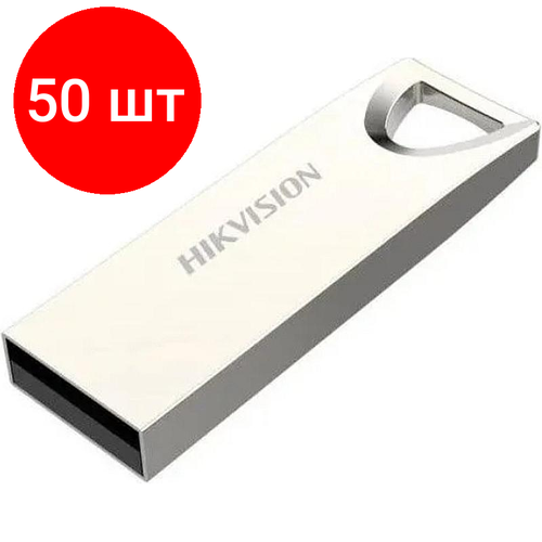 Комплект 50 штук, Флеш-память HIKVision M200 16Gb/USB 2.0/Аллюминий (HS-USB-M200/16G)