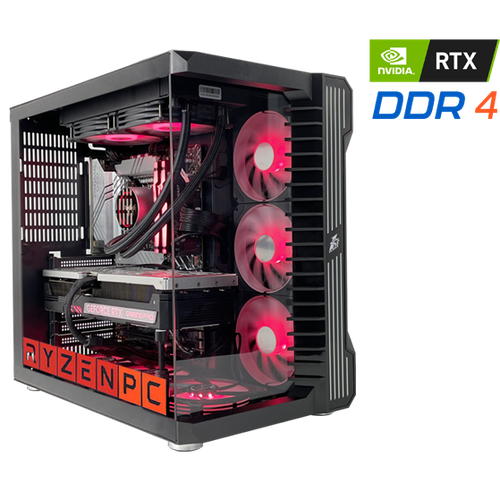 Настольный компьютер RyzenPC GAME 83505154 (AMD Ryzen 7 5800X 3.8 ГГц, AMD X570, 16 DDR4, SSD: 500 Гб, HDD: 2000 Гб, NVIDIA GeForce RTX 4060 8 Гб, WI-FI, Без привода, 650 Вт, 1stPlayer SP9, ОС не установлена)