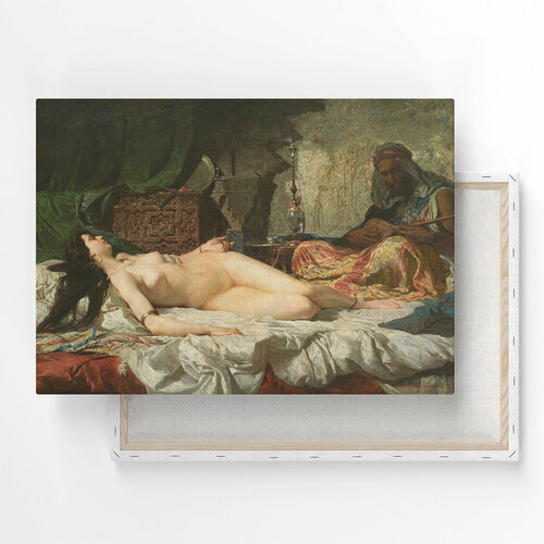 Картина на холсте, репродукция / Мариано Фортуни - The Odalisque / Размер 60 x 80 см