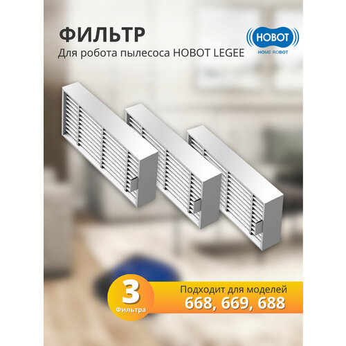 Фильтр основной воздушный (3 шт./упаковка) LEGEE 668 / 669 / 688