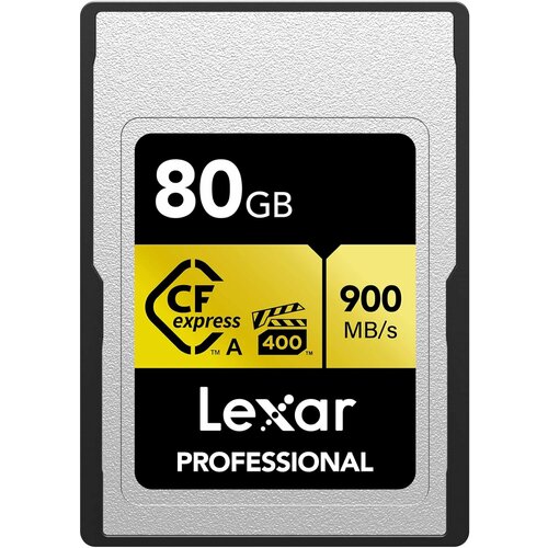 Карта памяти Lexar Professional CFexpress Type A Card GOLD Series, 80GB
