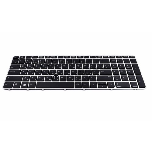 Клавиатура для HP EliteBook 850 G3 ноутбука с пойнтером и подсветкой