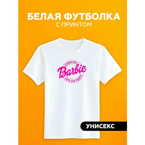 Футболка барби, размер XS, белый