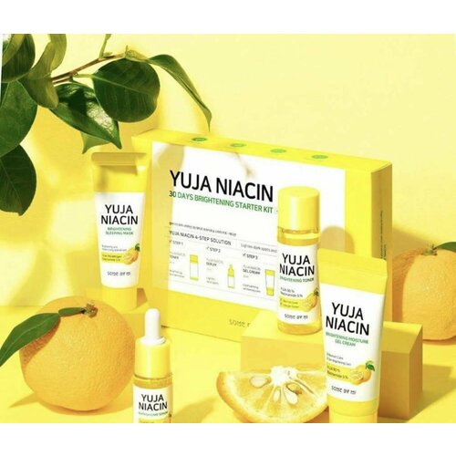 Набор миниатюр с юдзу для выравнивания тона Some By Mi Yuja Niacin 30 Days Brightening Starter Kit