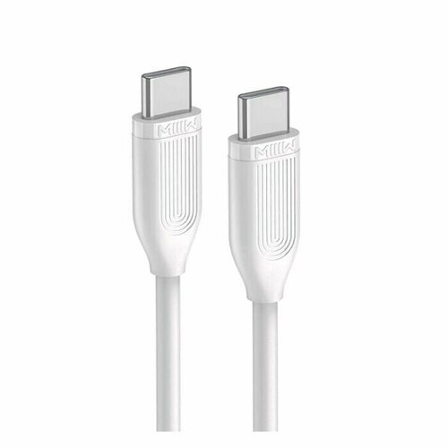 Кабель USB Xiaomi Miiiw fast Data Cable Type-C to Type-C 1,2м 60W 3A MAX MWQE01, белый