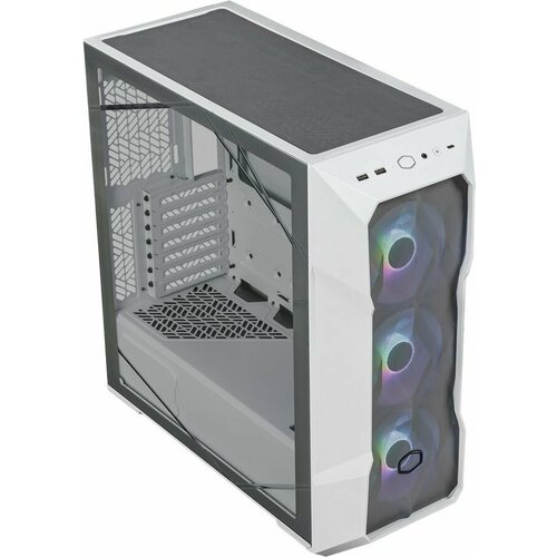 Корпус ATX Cooler Master MasterBox TD500 Mesh V2, Midi-Tower, без БП, белый [td500v2-wgnn-s00]