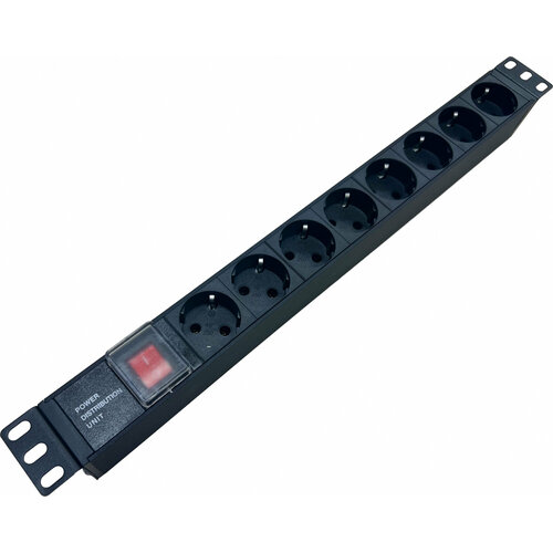 Блок распределения питания NTSS NTSS-PDU-DA1015 гор. размещ. 8x базовые 10A C14