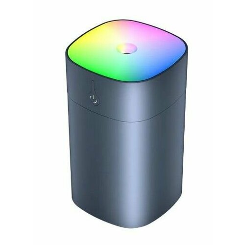 Увлажнитель воздуха VKL-AD-103 портативный, с RGB подсветкой, графит (400 мл, питание от USB), фильтр в комплекте 2шт, Включай