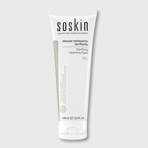 Soskin очищающая осветляющая пенка -мусс СLARIFYING CLEANSING FOAM, 100 мл