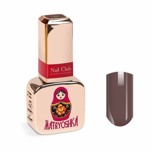 Nail Club professional Гель-лак коллекция Matryoshka, оттенок 1926 Bazhena Бажена, 13 мл.