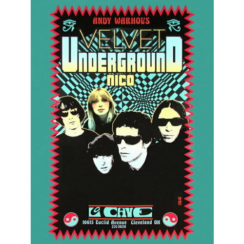 Плакат, постер на холсте The Velvet Underground/музыкальные/поп исполнитель/артист/поп-звезда/группа. Размер 21 х 30 см
