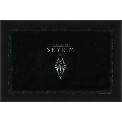 Плакат, постер на бумаге The Elder Scrolls V: Skyrim. Размер 60 х 84 см