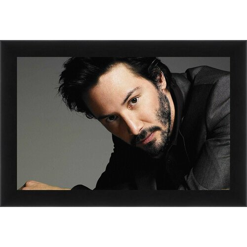 Плакат, постер на бумаге Киану Ривз. Keanu Reeves. Размер 21 х 30 см